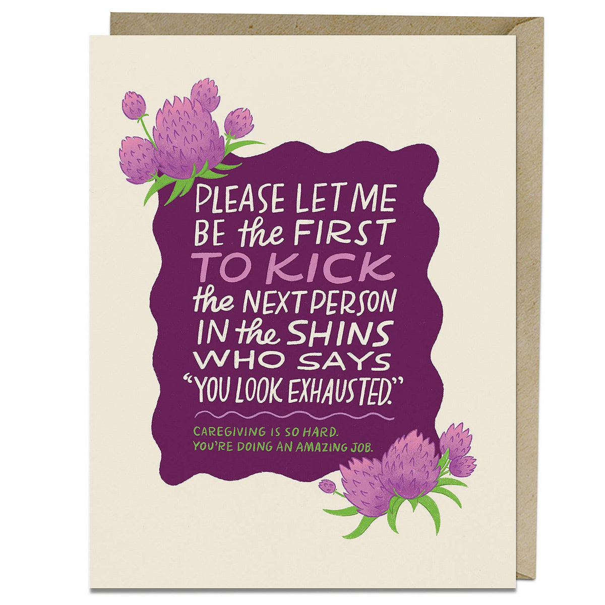 Caregiving is Hard Encouragement Card – virtu