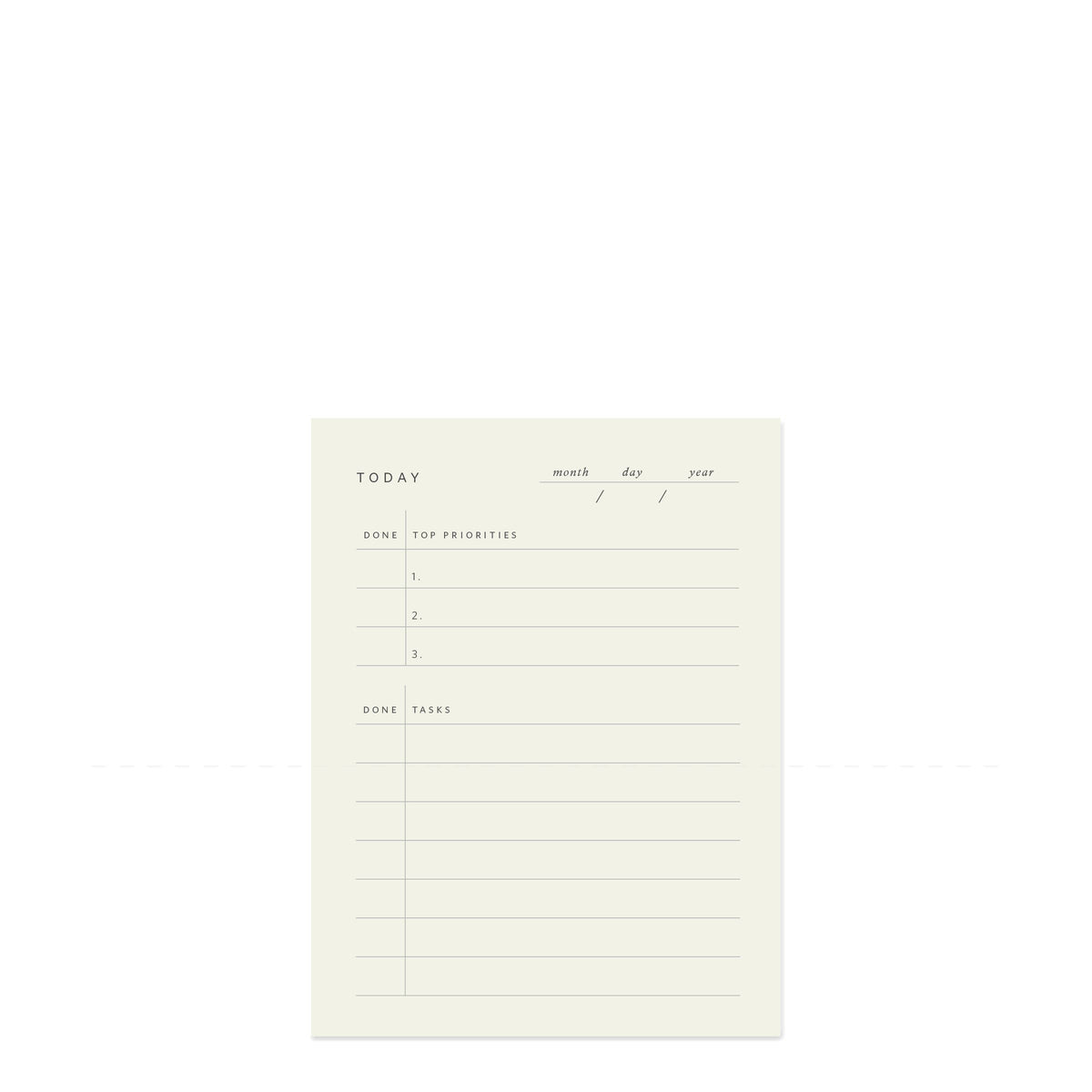 To Do Today Block Notepad – virtu